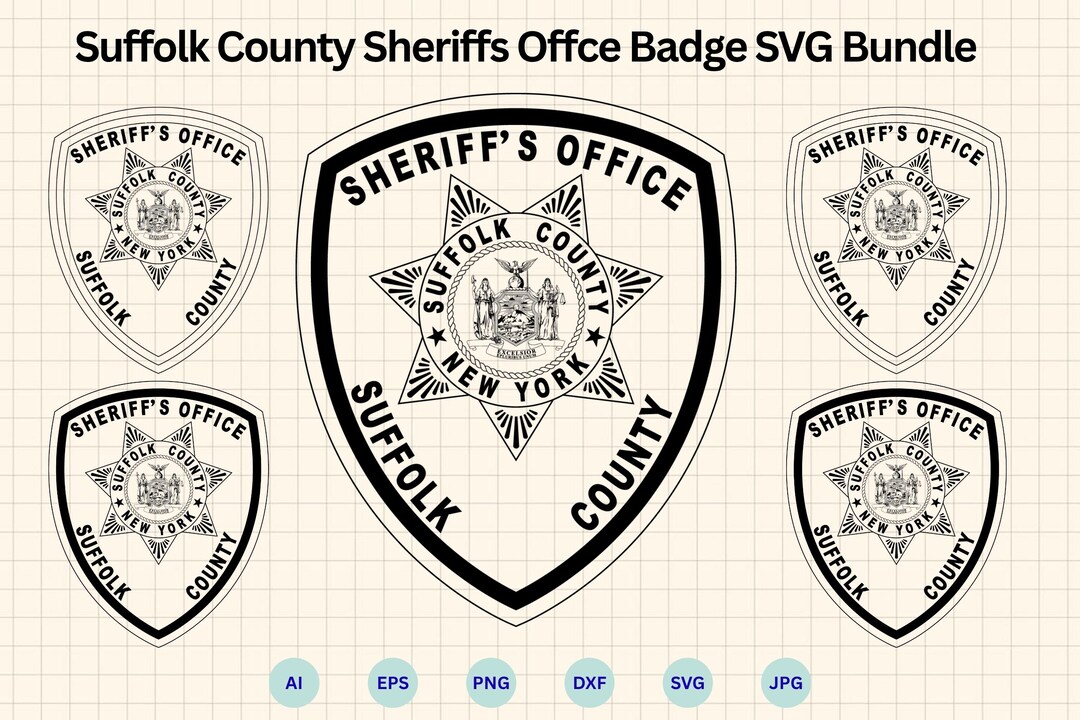 Suffolk County Sheriff's Office Badge SVG Bundle, Suffolk Law ...