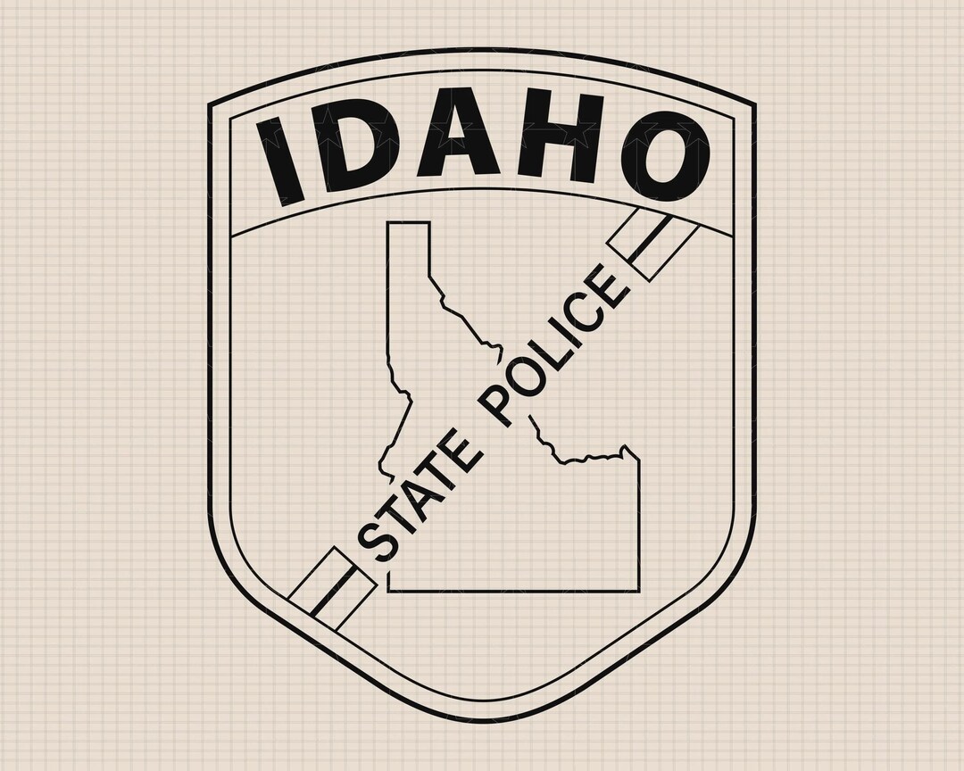 Idaho State Police Patch SVG Bundle, Idaho Police Badge Vector, Idaho ...