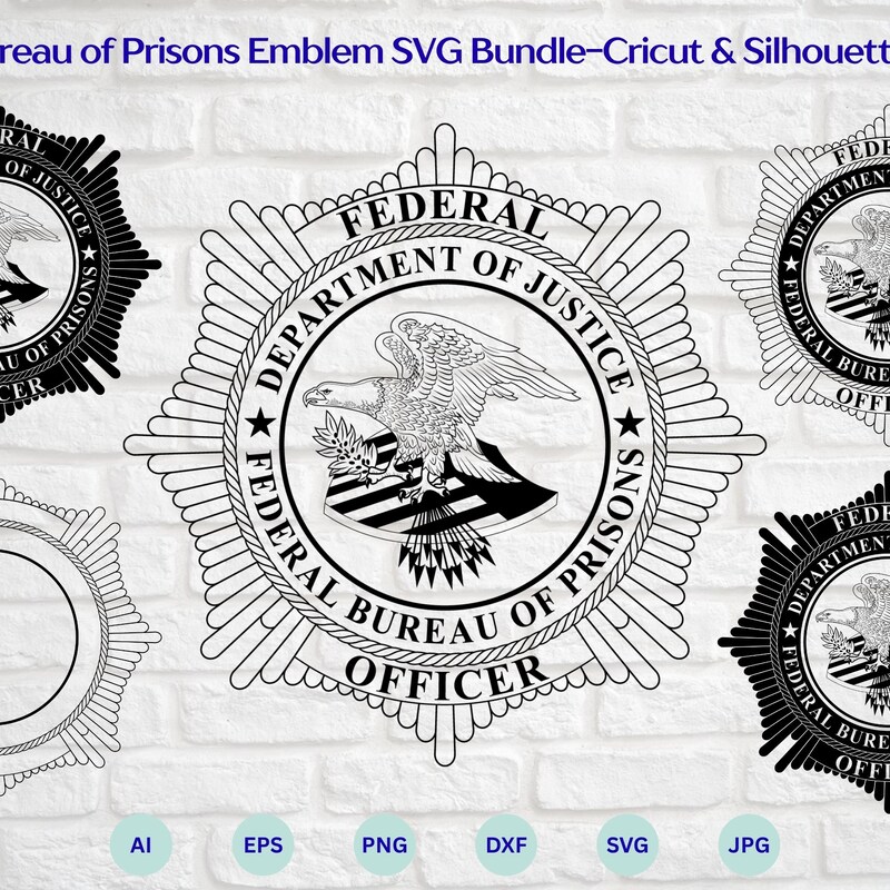 Federal Bureau of Prisons Badge - Etsy