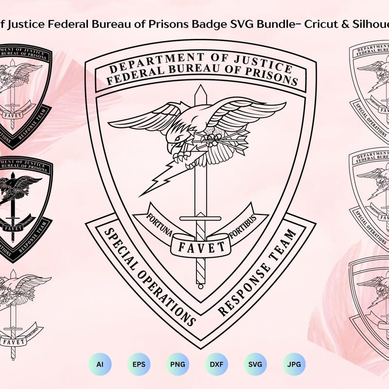 Federal Bureau of Prisons Badge - Etsy