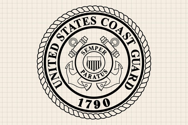 Seal of the United States Coast Guard SVG Bundle, United States Coast ...