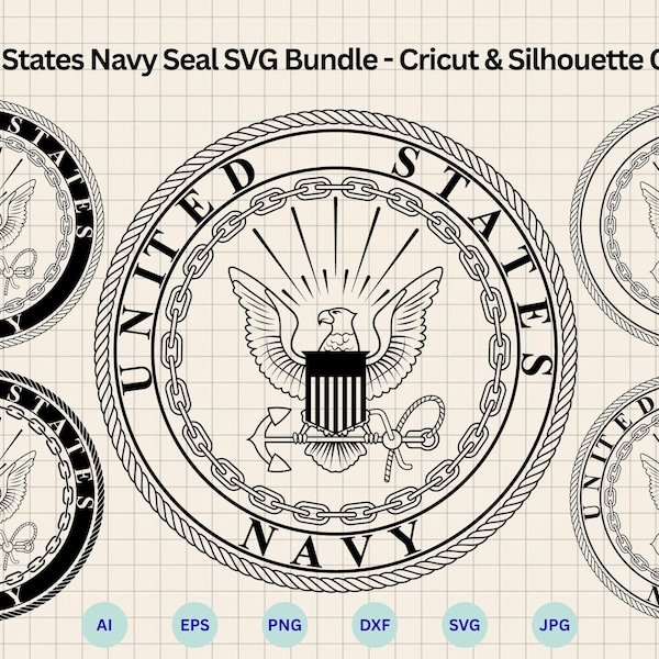 Navy Logo Anchors Svg - Etsy