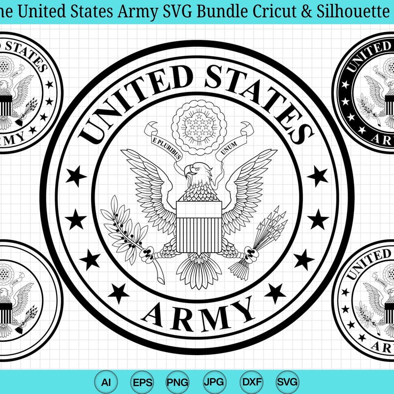 Army Seal Laser Cut File - Etsy
