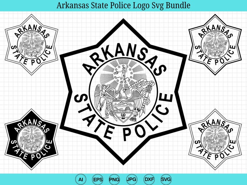 Arkansas State Police Logo Svg Bundle, Arkansas State Police Patch Svg ...