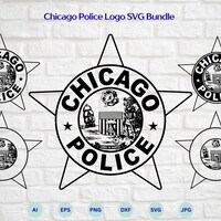 Chicago Police Logo SVG Bundle, Chicago Police Department Emblem Svg ...