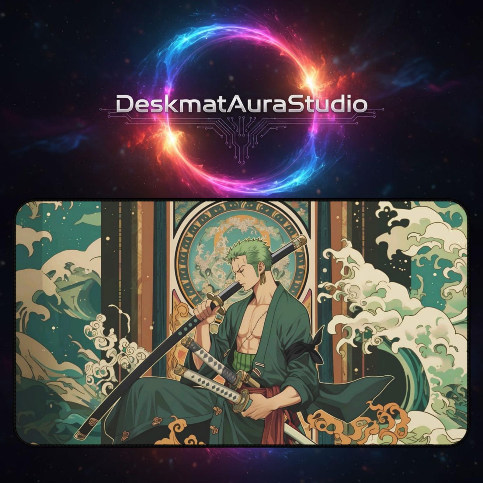 Anime Z Desk Mat | Gaming Mousepad, Desk Pad - Etsy