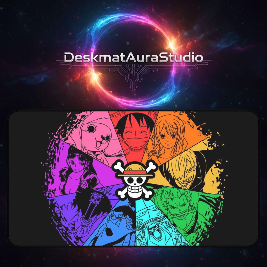 Anime Neoprene Desk Mat: Vibrant Office Decor - Etsy