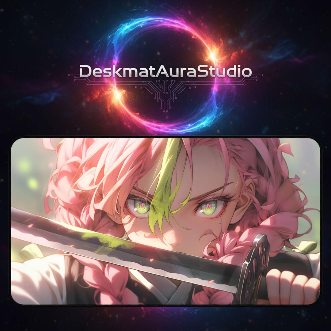 Anime Desk Mat: Neoprene Gaming Mouse Pad, Geek Decor - Etsy