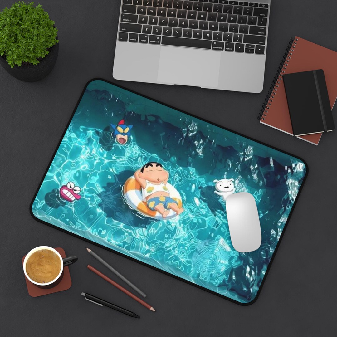Crayon Shin Chan Desk Mat - Playful Office Decor, Fun Gift, Work From ...