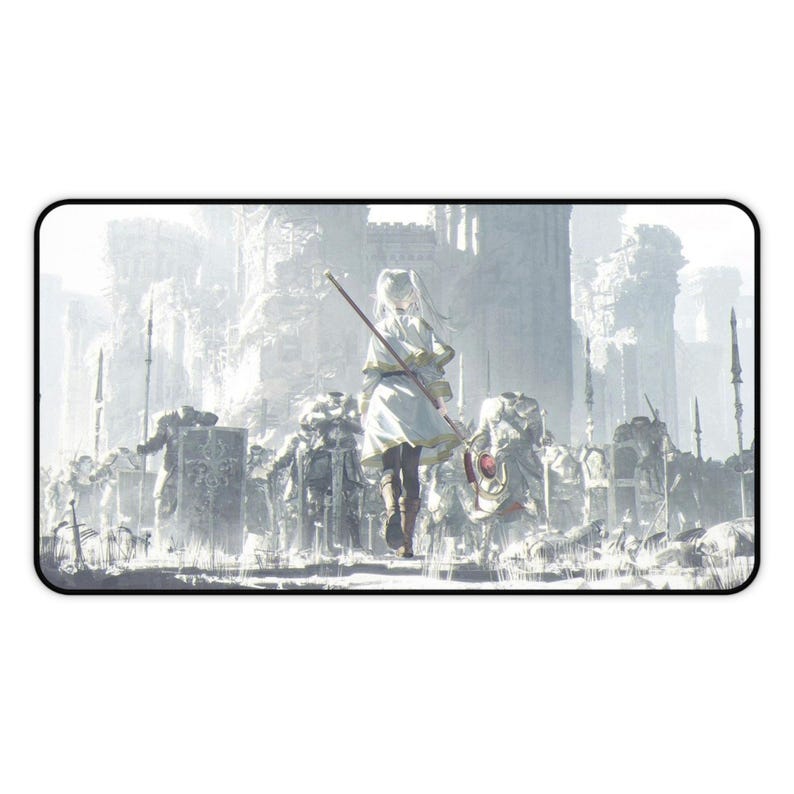 Anime Desk Mat | Medieval Fantasy Battle Mousepad - Etsy