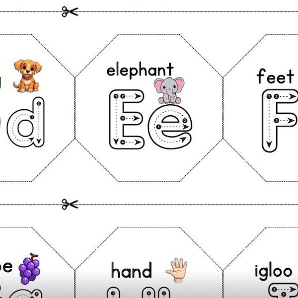 Alphabet Magnets - Etsy