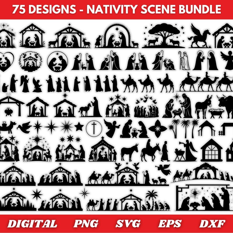 Nativity Animal Dxf - Etsy