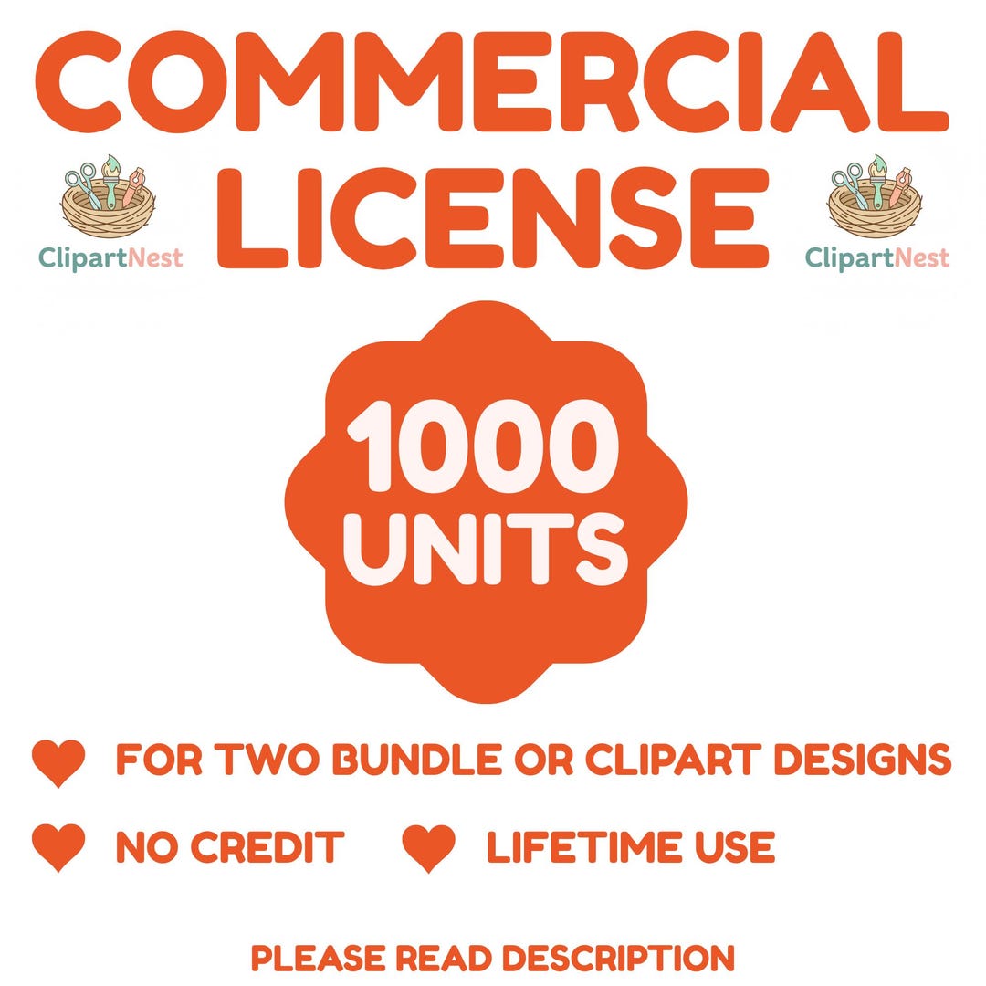 Commercial License for Two Bundles | 1000 Units Extended Use ...