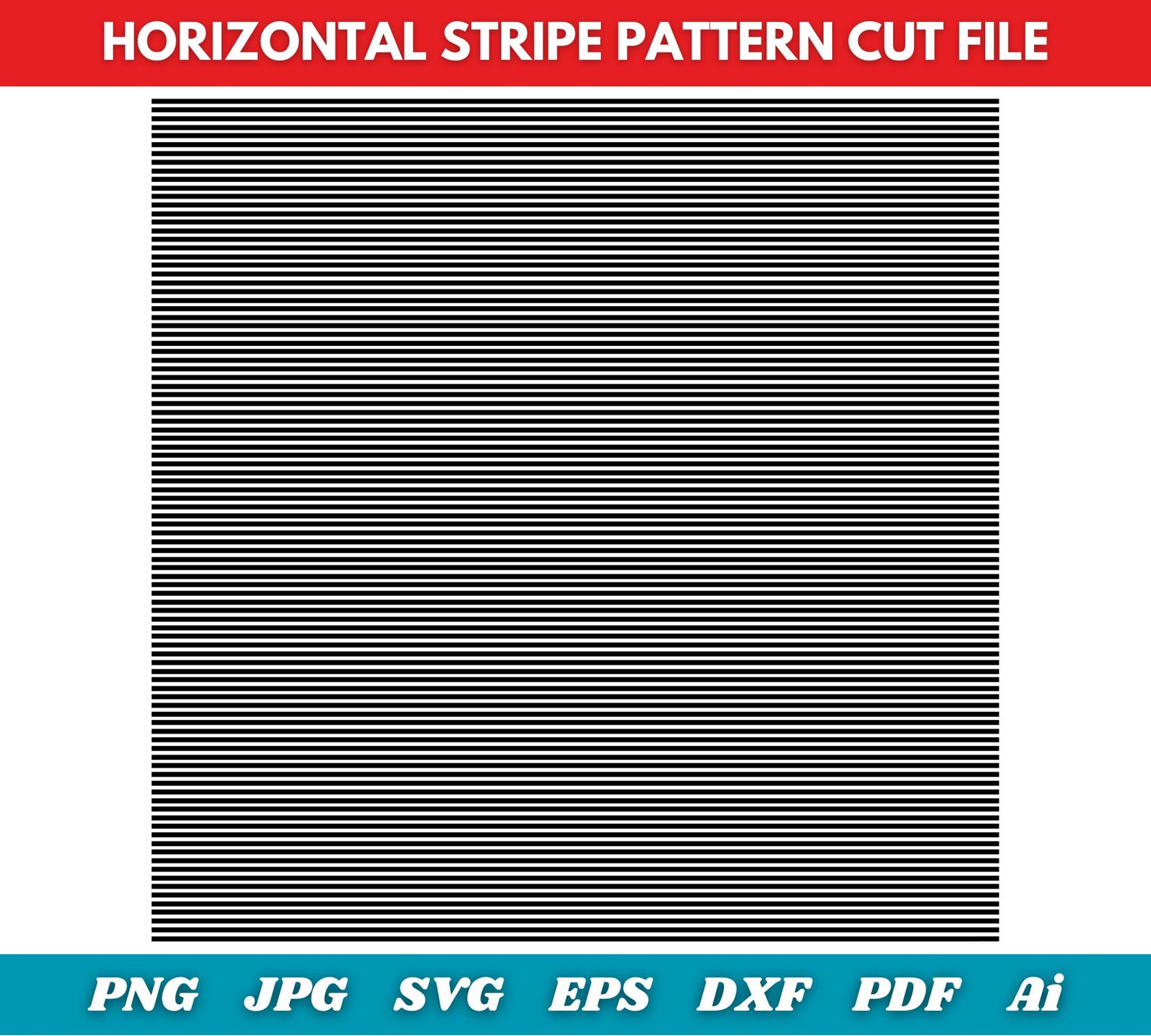 Horizontal Stripe Pattern Svg, Seamless Pattern Svg, Line Print Svg ...