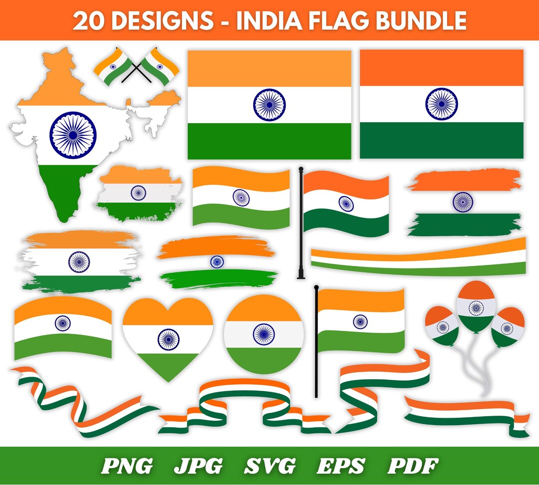 India Flag Svg, India Map Svg, Independence Day SVG, Republic Day ...
