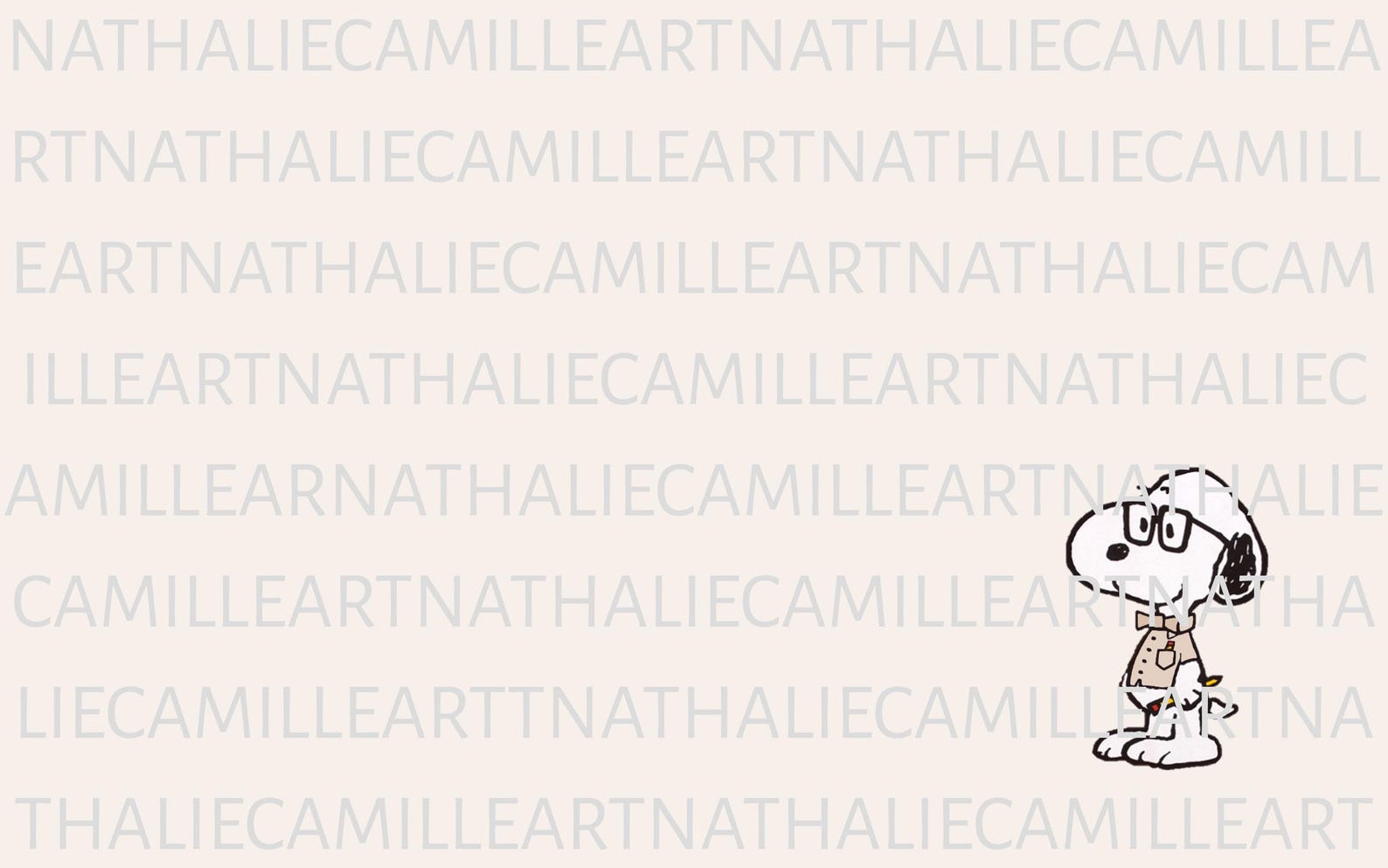Snoopy Pastel Wallpapers | Studious Snoopy | Aesthetic Colors - Etsy