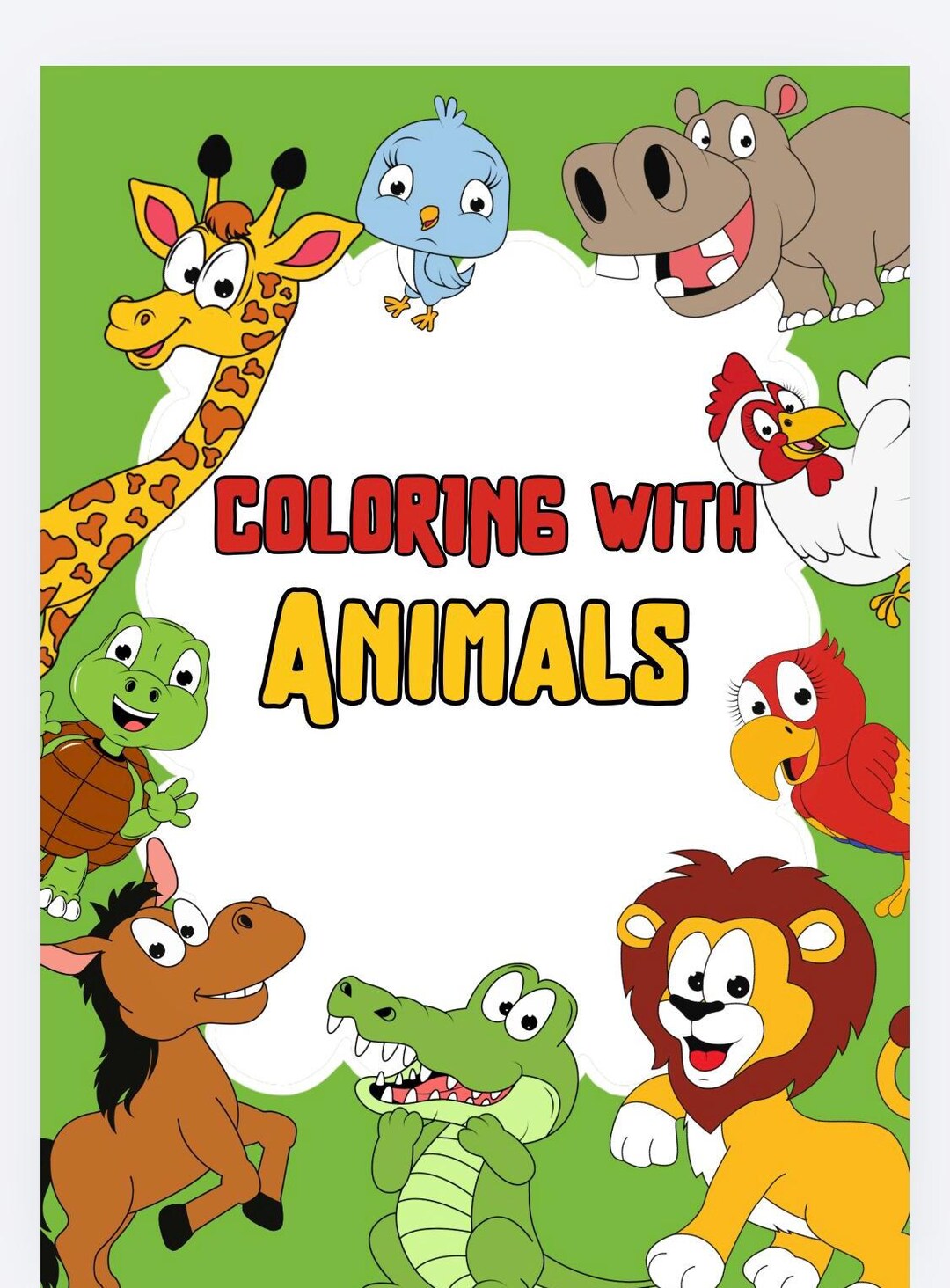 Coloring Book for Kids Printable Coloring Page Fun Activity Book ...