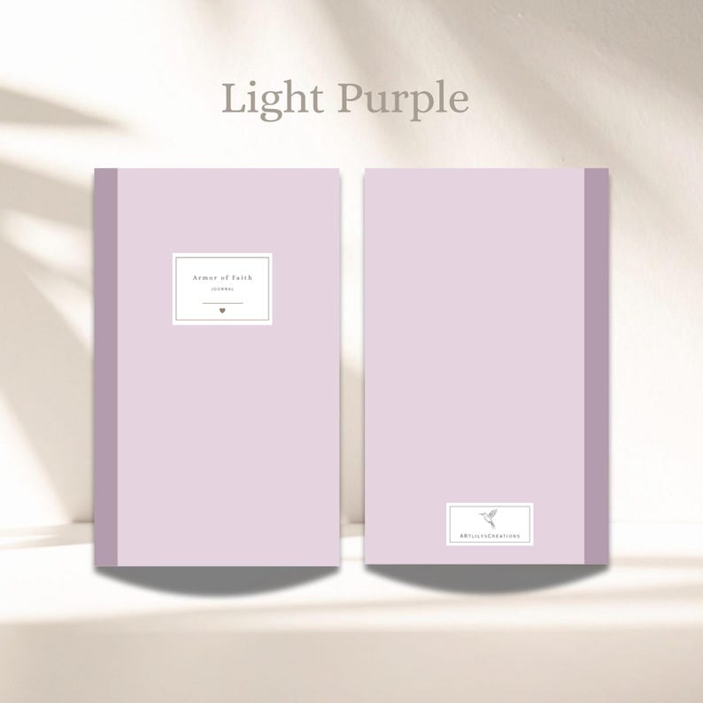 A6 Personal Binder Dashboard Journals, Armor of Faith (religious ...