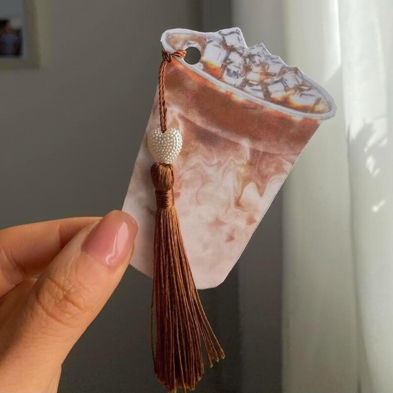 Coffee Bookmark, Book Lover - Etsy