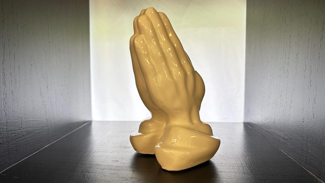 Vintage Praying Hands Ceramic Figurine – Religious Home Decor, Faith ...