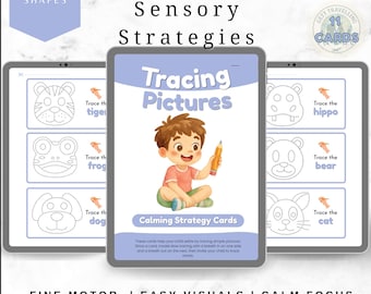 Fall Finger Tracing Cards: Mindfulness Activity for Kids (printable) - Etsy