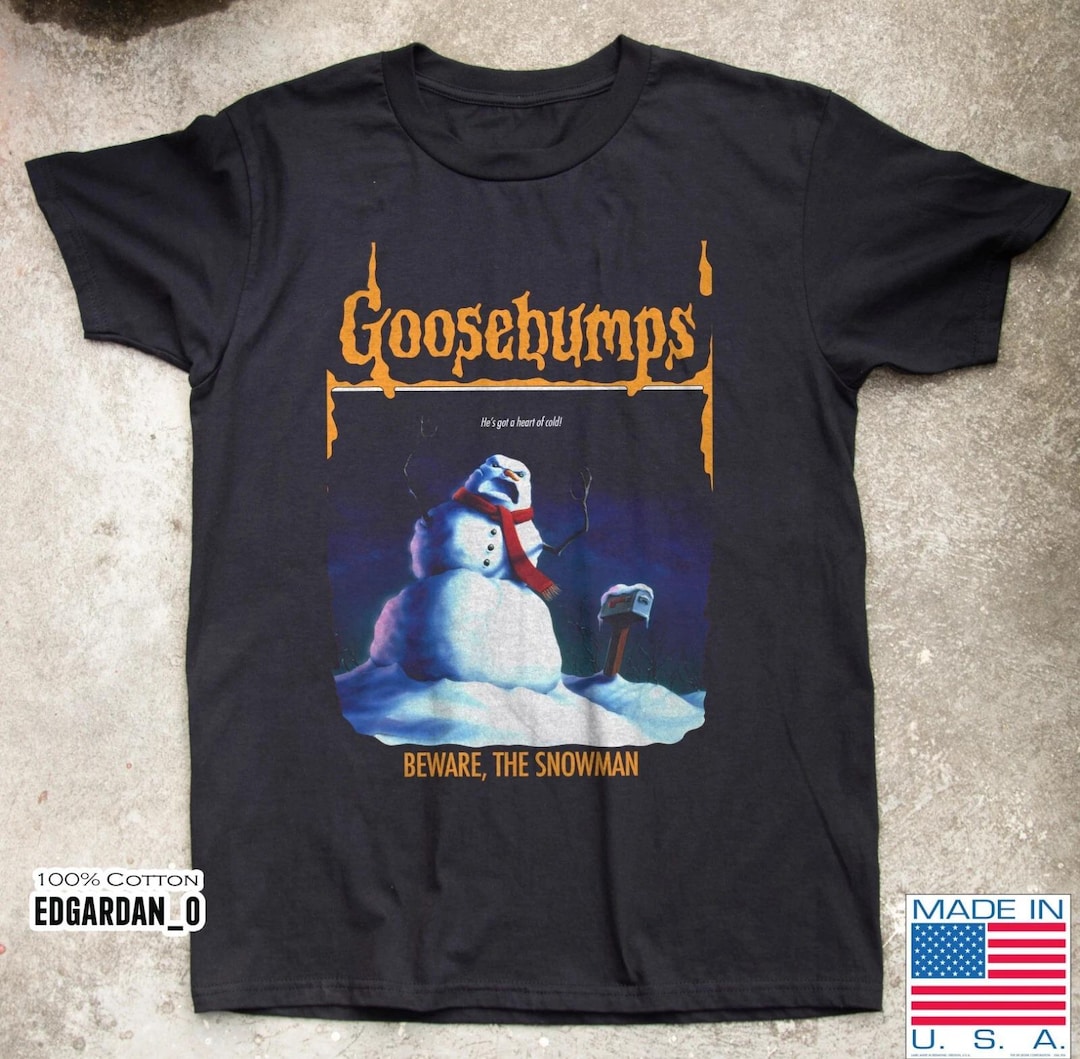 Goosebumps - Beware, the Snowman Cover Halloween Black Unisex T-shirt ...