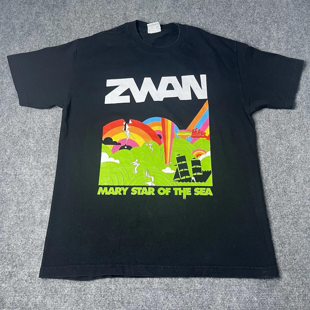 Vtg ZWAN Billy Corgan Smashing Pumpkins T-shirt Mens Concert Tour Band ...