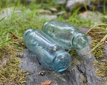 Japanese Glass Floats 6 Inch Length ROLLING PIN Lot-5 FIVE Ocean ...