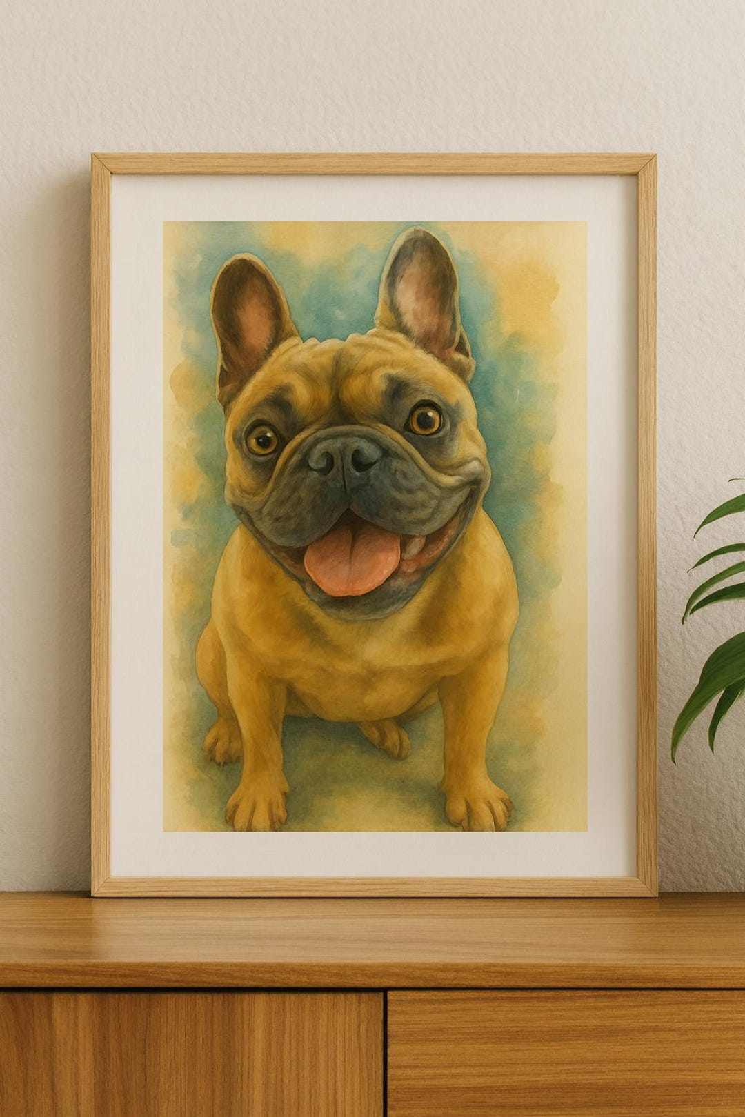 French Bulldog Print: Madam Coco the Frenchie - Happy Dog - Etsy New ...