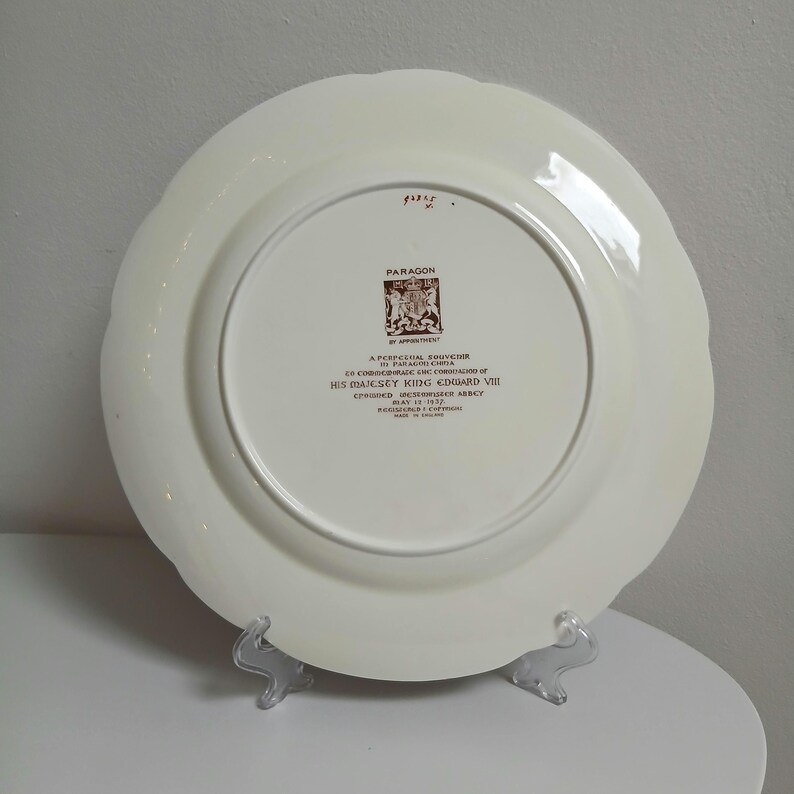 Rare Vintage King Edward VII 1937 Coronation Commemorative Paragon Hand ...