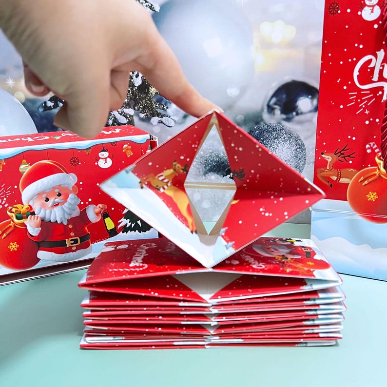 Christmas Surprise Explosion Gift Box,pop-up Money/photo Box,diy ...