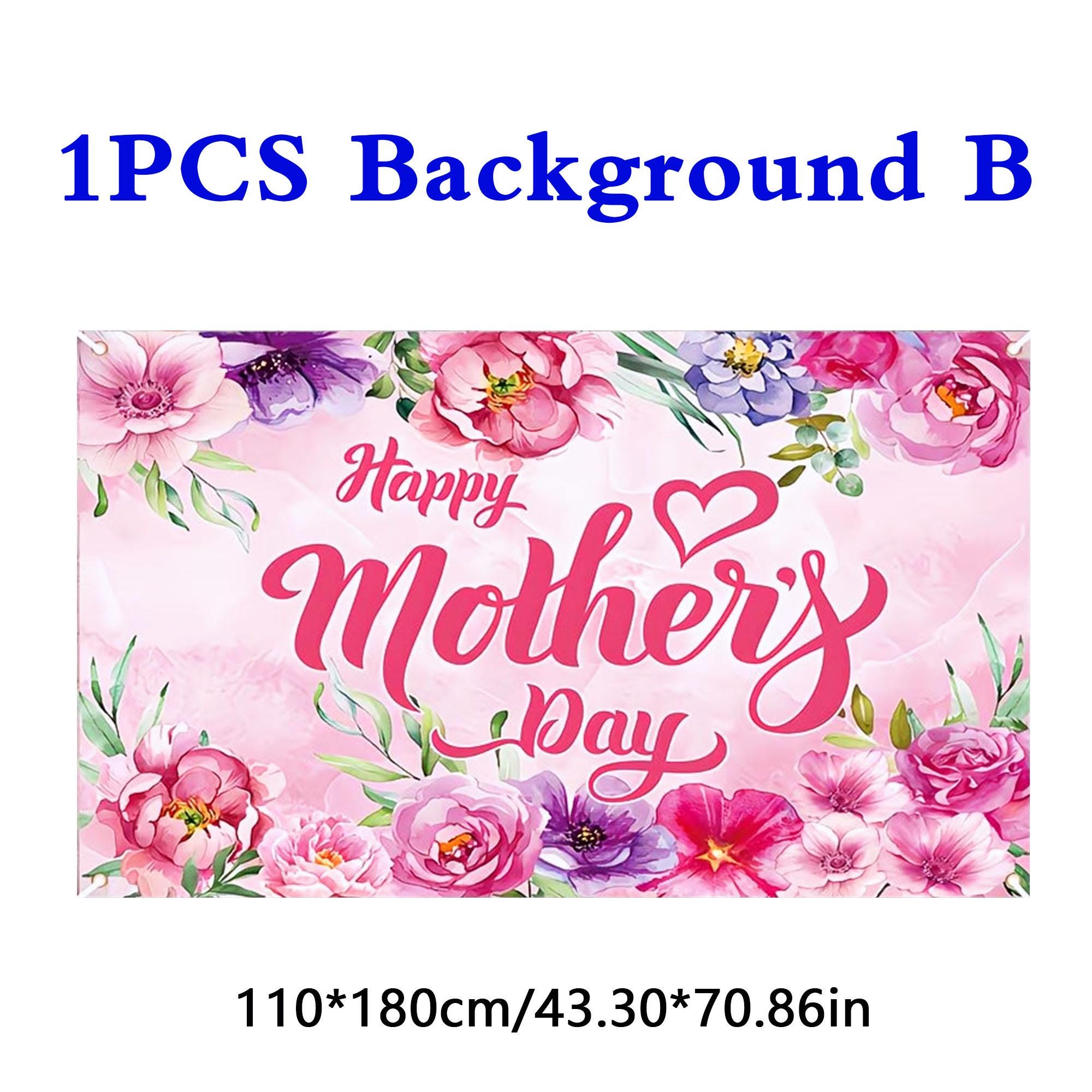 Mother's Day Themed Party Décor Supplies,happy Mother's Day Banner ...