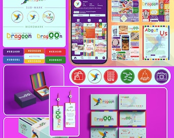 Branding Kit & Logo Design Package: Social Media Banners, Business Card ...