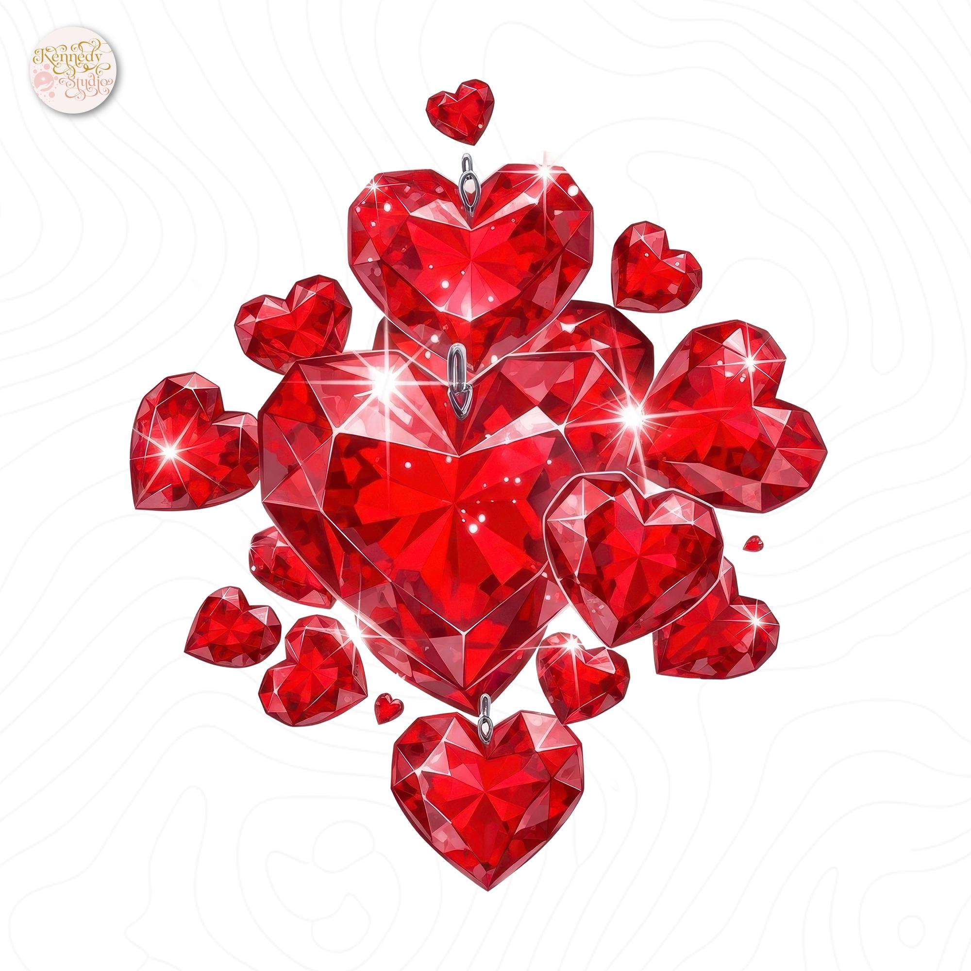 Red Valentine Heart PNG Clipart Cute Love Illustration Valentine’s Day ...