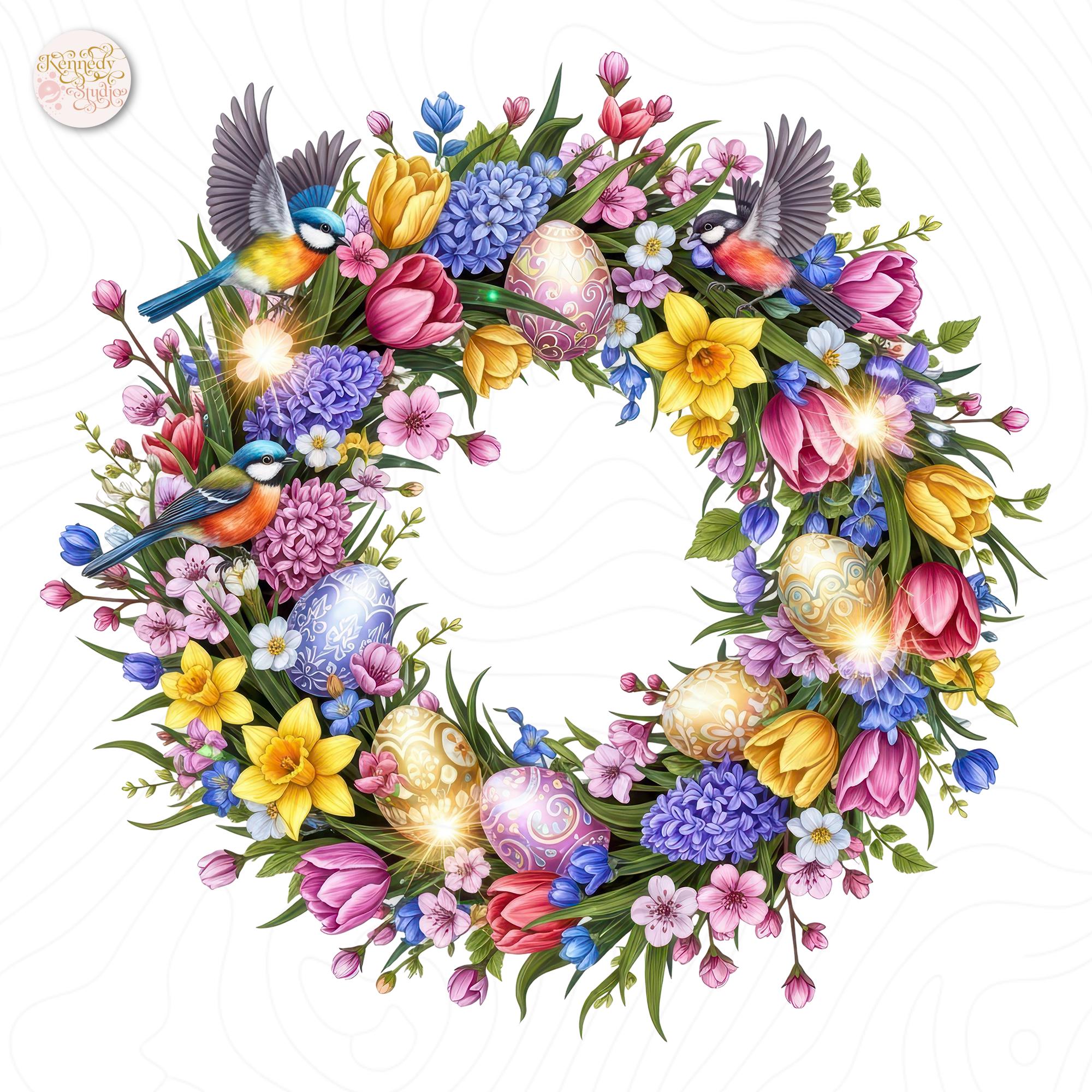 Spring Easter Gnomes PNG Clipart Bundle Cute Watercolor Easter Designs ...