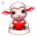 Valentine Animal PNG Clipart Cute Red Heart Banner Valentine’s Day Kids ...