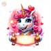 Valentine Animal Sign PNG Clipart Cute Animals Holding Heart Valentine ...