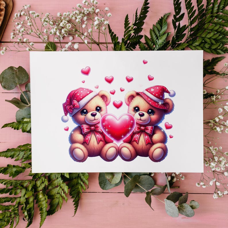 Kawaii Valentine Love PNG Clipart – Cute Hearts Illustration ...