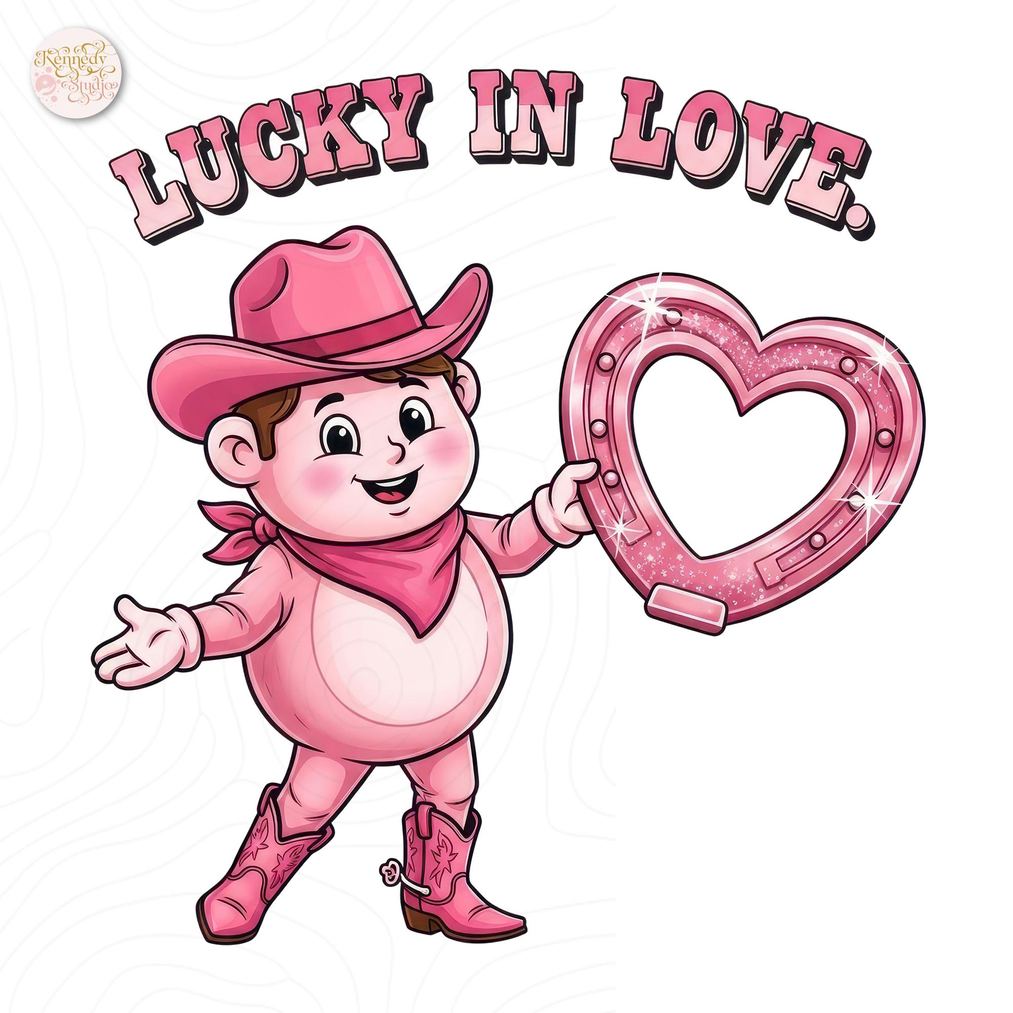 Western Valentine PNG Clipart Bundle, Cowboy Cowgirl Love Design ...
