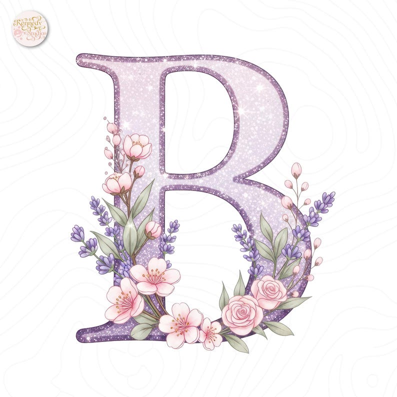 Pastel Glitter Spring Alphabet PNG, Sparkle Easter Letters Clipart ...
