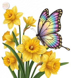 Spring Butterfly PNG Clipart Watercolor Floral Spring Decor for ...