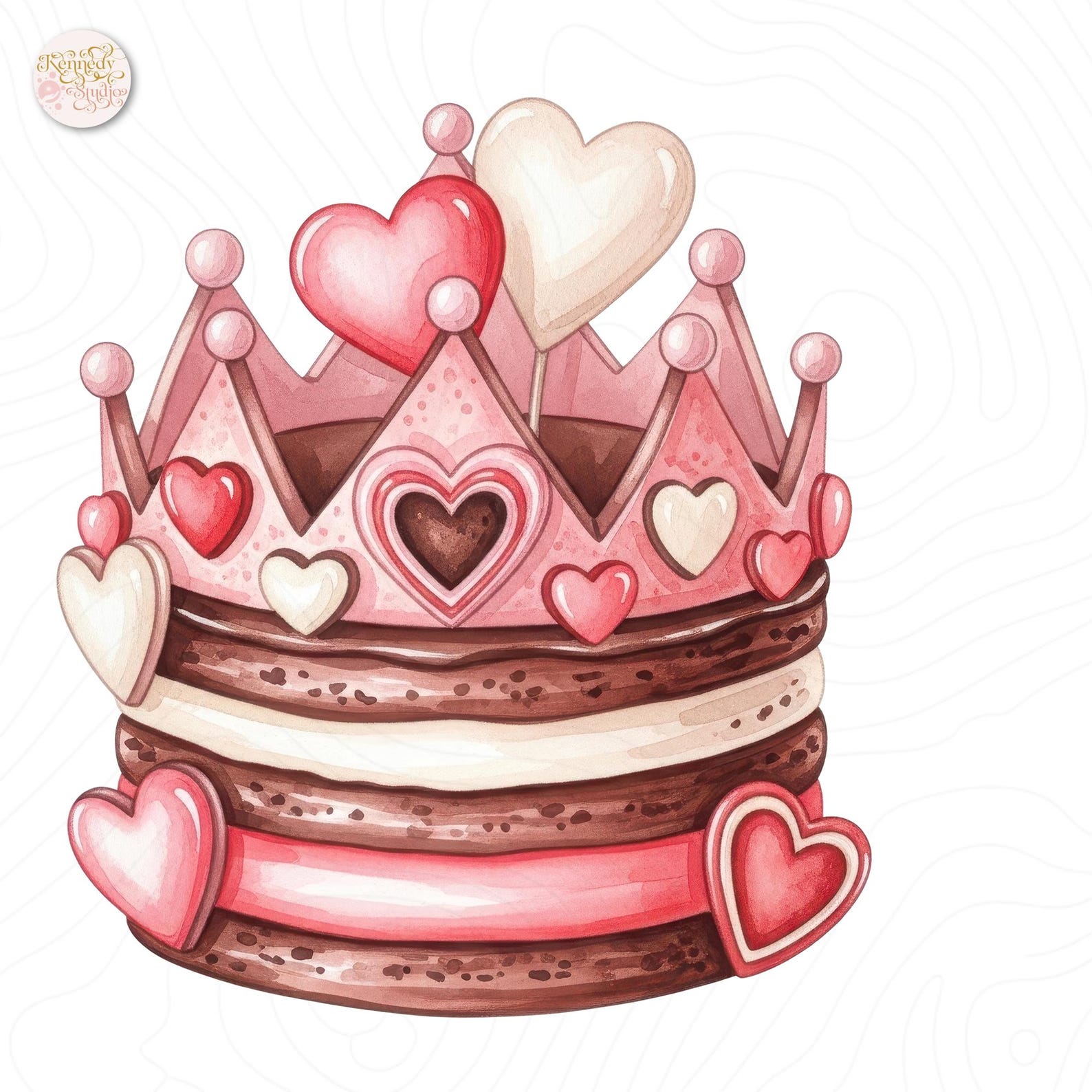 Valentine’s Day Sugar Cookies PNG Clipart – Cute Heart Cookie Set for ...
