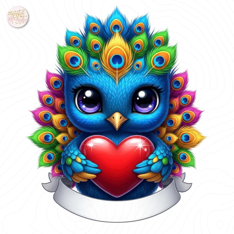 Valentine Animal PNG Clipart Cute Red Heart Banner Valentine’s Day Kids ...