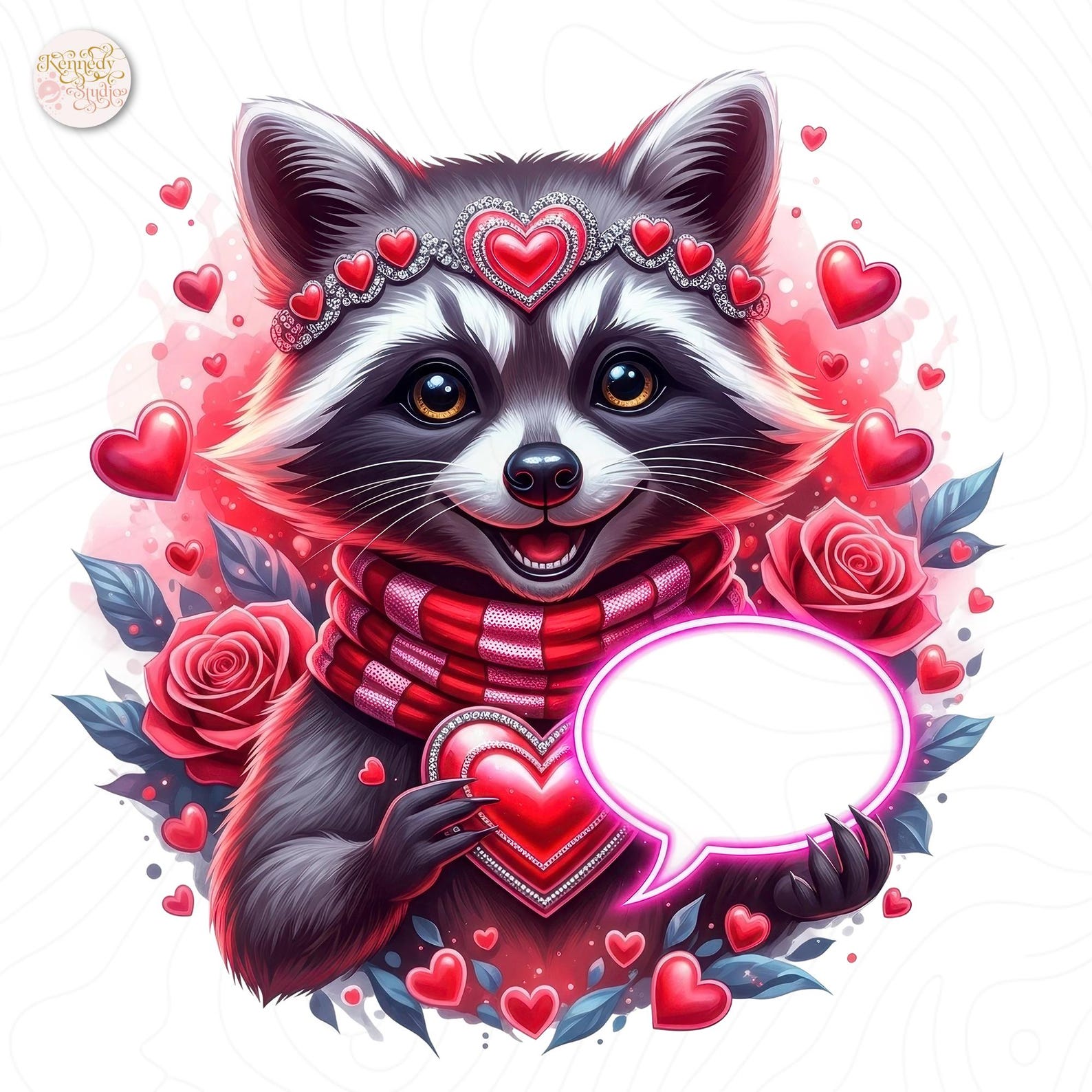 Valentine Animal Sign PNG Clipart Cute Animals Holding Heart Valentine ...