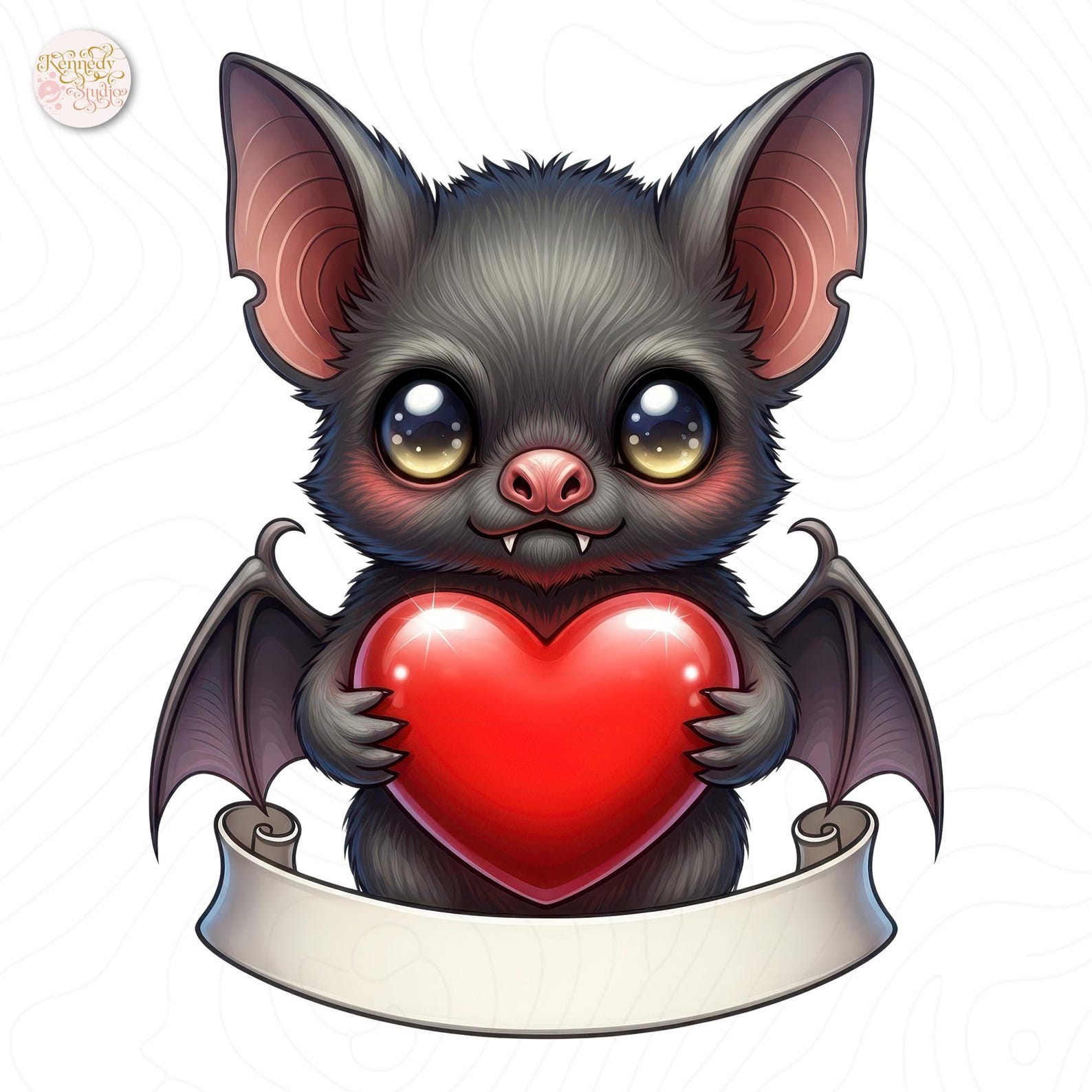 Valentine Animal PNG Clipart Cute Red Heart Banner Valentine’s Day Kids ...
