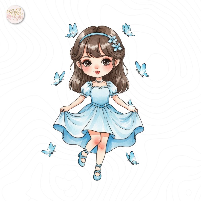 Spring Fashion Girl PNG Clipart Watercolor Outfit Spring Illustration ...