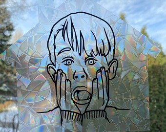 Home Alone Window Decal - Etsy