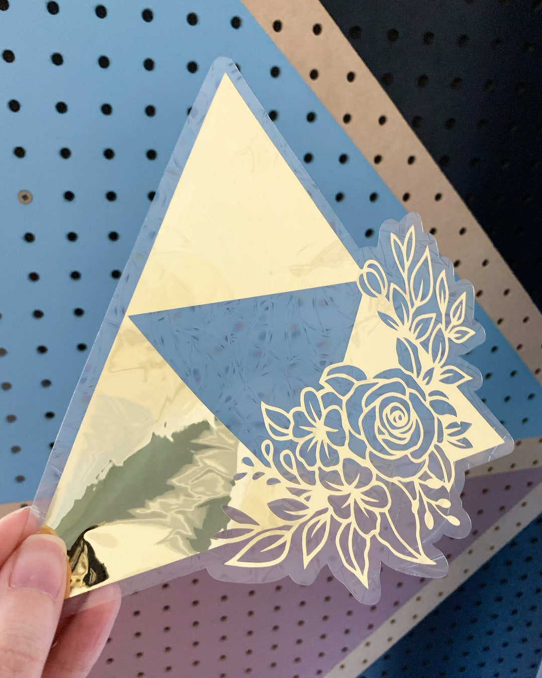 Triforce Suncatcher - Window Decal, Rainbows, Sticker, Zelda, Link ...