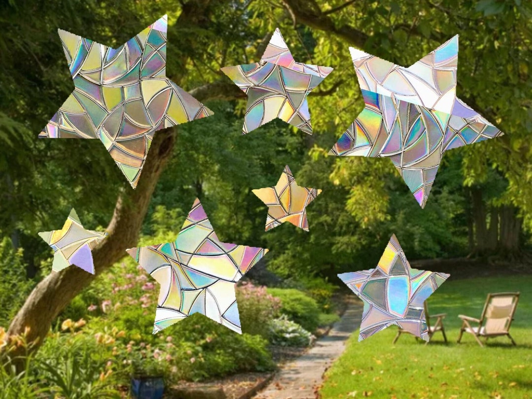 Star Suncatcher Pack - Window Cling, Rainbow Maker, Reusable Suncatcher ...