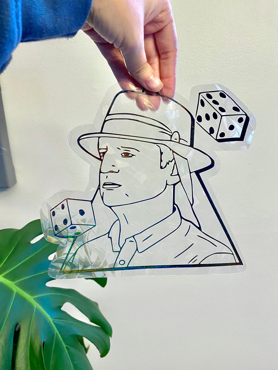 Brian's Hat Suncatcher Window Decal, Sticker, Rainbows, ITYSL, Tim ...